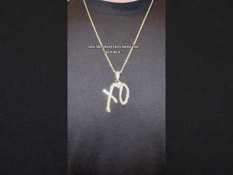 The Weeknd XO Necklace ❤️🔥 #theweeknd #xo #viralshorts