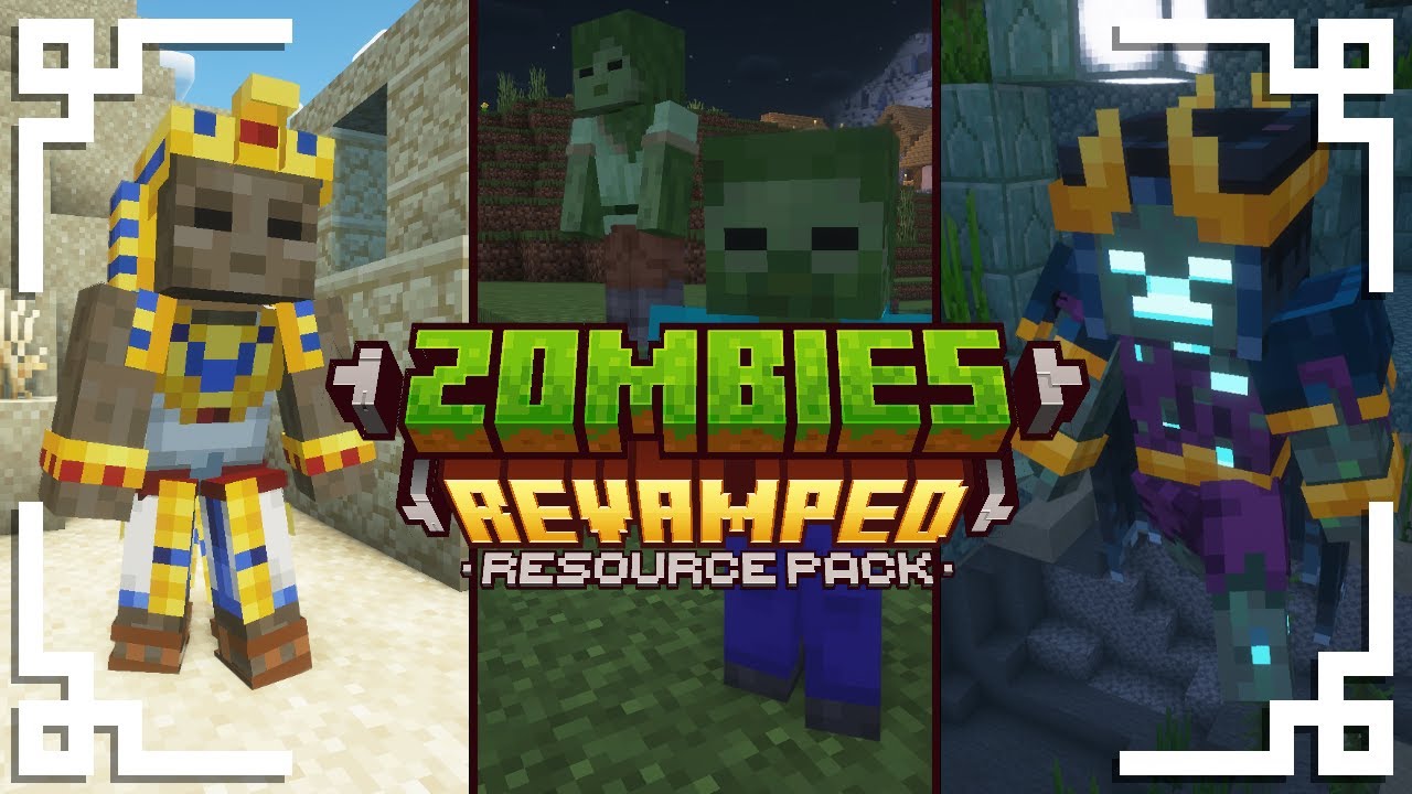 What if Minecraft Zombies had MORE VARIANTS? | AL's Zombies Revamped resource pack