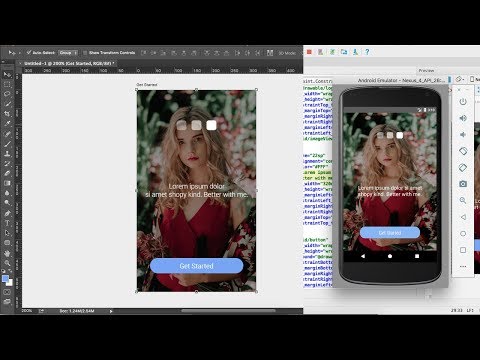 Photoshop UI Design to Android XML Tutorial Video Lecture - How to ...