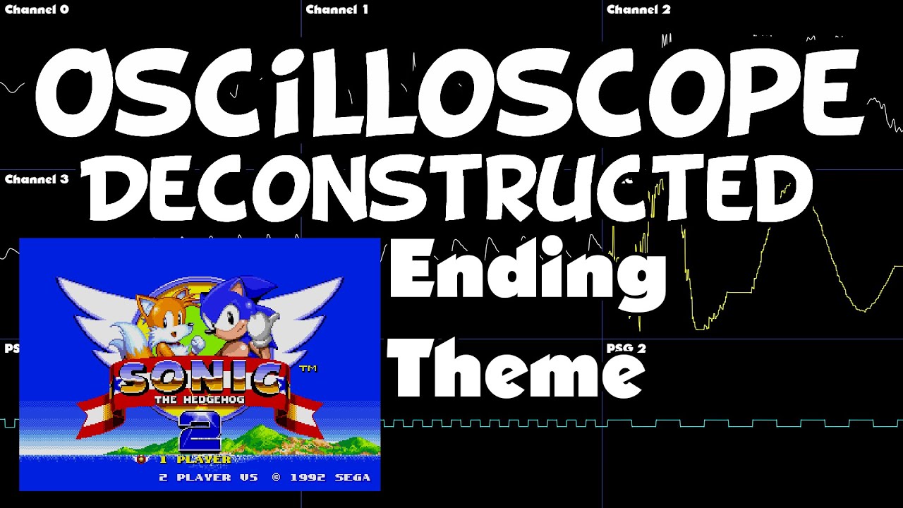 Sonic 2 - Ending Theme - Oscilloscope Deconstruction