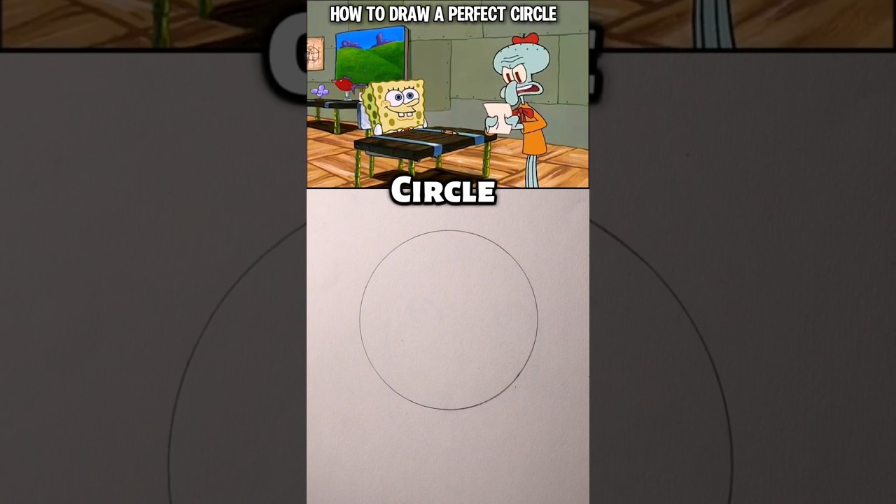 Spongebob technique #art #shorts
