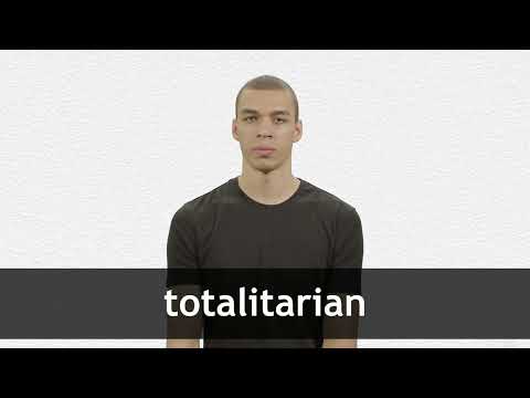 How to pronounce TOTALITARIAN in American English