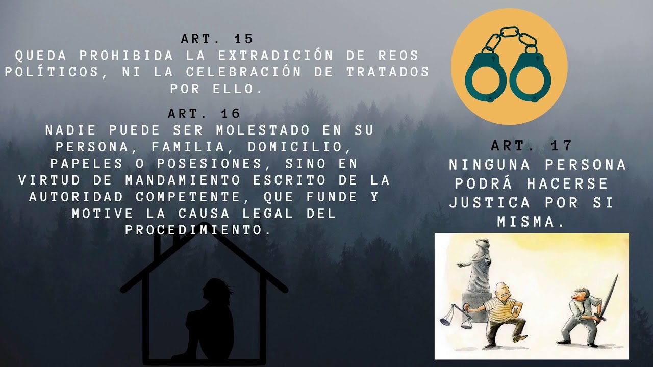 ARTICULOS DEL 1 AL 29 DE LA CONSTITUCION MEXICANA