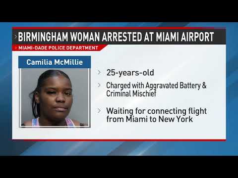 Birmingham woman arrested at Miami airport after gate agent injured during altercation