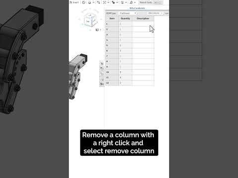 Let's Customize a BOM Table in #Onshape ✏️