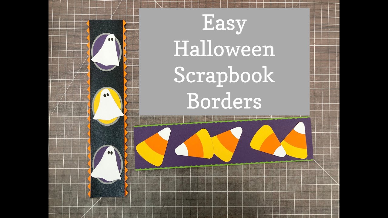 Tutorial: Easy Halloween Scrapbook Borders