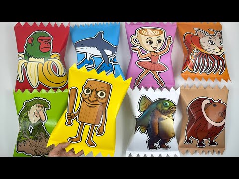 ✂️Paper DIY 🌿Italian Brainrot Candy Blind Bag Surprise Unboxing