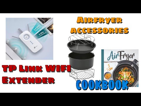 UNBOXING Part 2: AIR FRYER ACCESSORIES | AIRFRYER COOKBOOK | WIFI EXTENDER #healthyfrying #Tefal