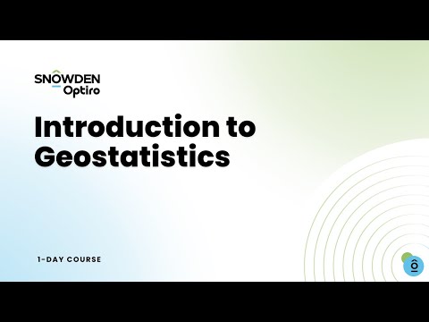 PD Training Course: Introduction to Geostatistics 1-DAY