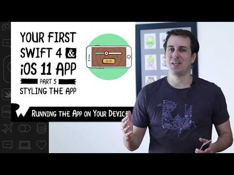 Learn Running the app on your device Beginning Programming with iOS 11 Swift 4 and Xcode 9 ...