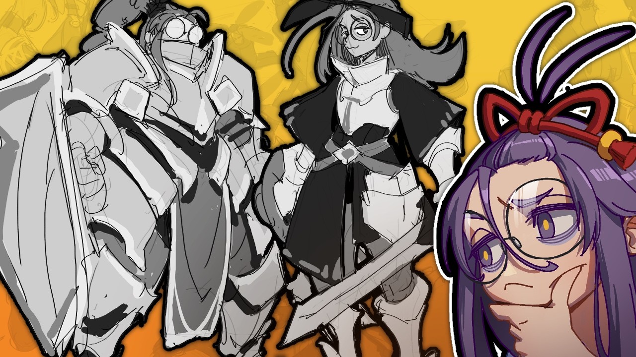 How I come up with IDEAS for character designs