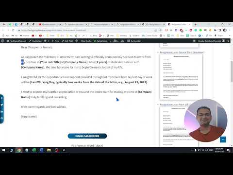 Resignation Letter for Personal Reasons π