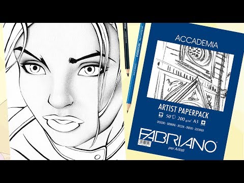 LET'S TEST #3: Staedtler's Pencils on Cartridge Paper (Brand: Fabriano Accademia)