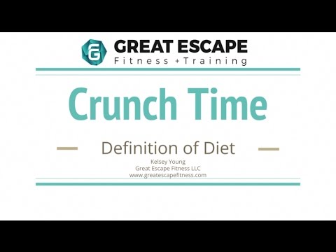 Definition of "Diet"