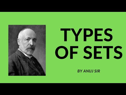 Types of sets : Finite Set, Infinite Set, Singleton Set and Null set