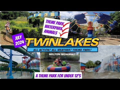 Twin Lakes Theme Park 🎢 | An UNDER 12'S Theme Park | Rides, Slides, Animals and Play 😁