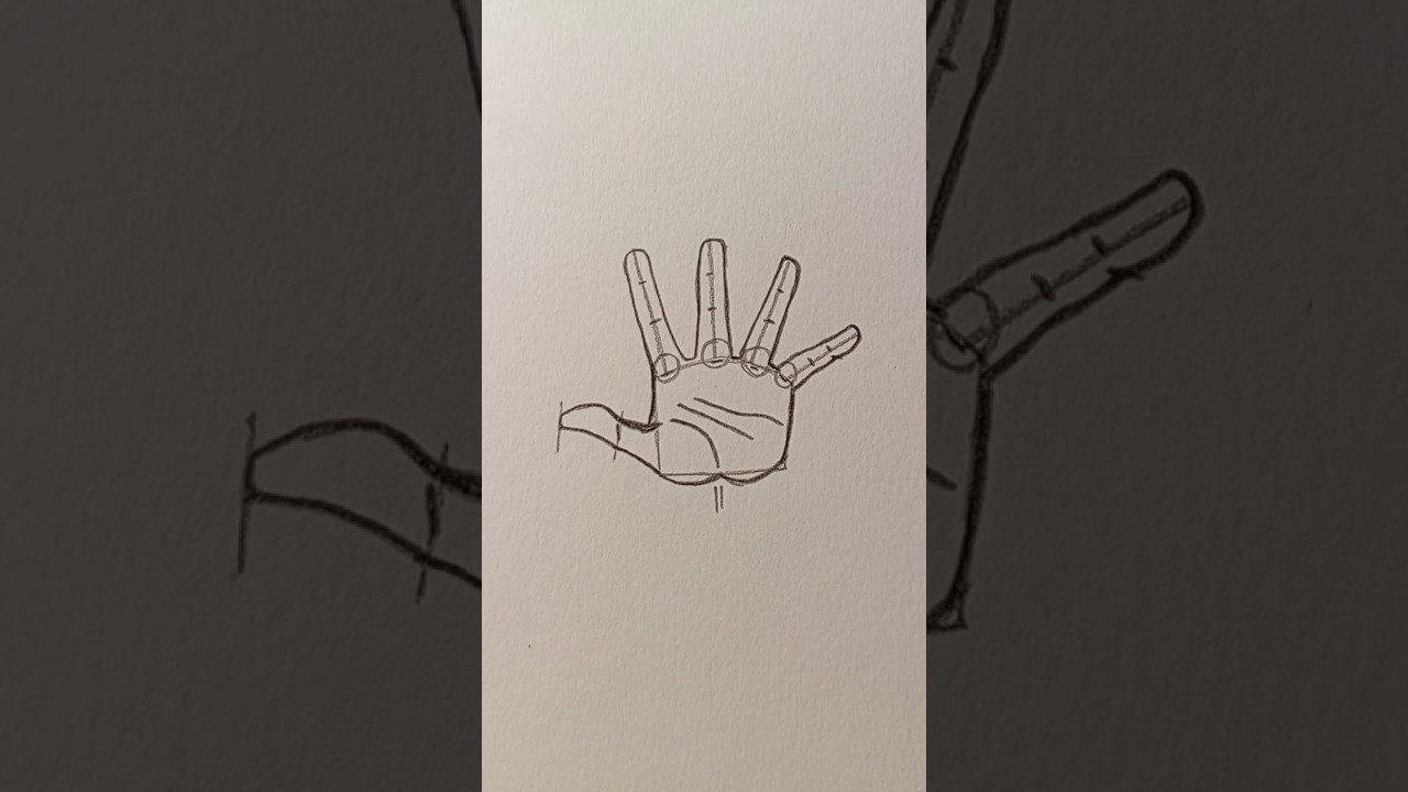 how to draw hand easy #sketch #tutorial #drawings #sketchbook #art hand anime drawing tutorial