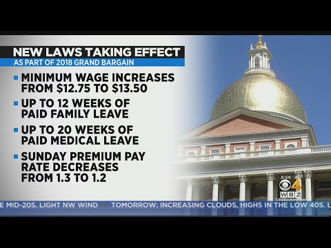 New Massachusetts Laws In 2021 Include Minimum Wage Hike, Paid Leave