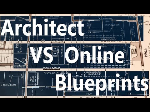 Self Build Home BluePrints Architect or Online?