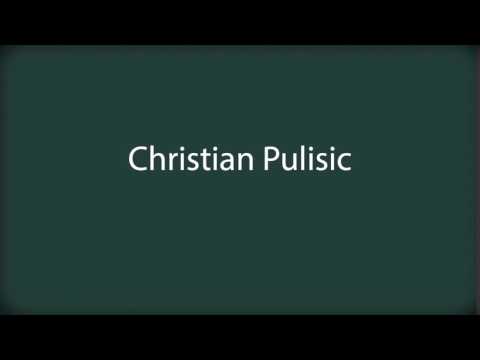 How to pronounce Christian Pulisic