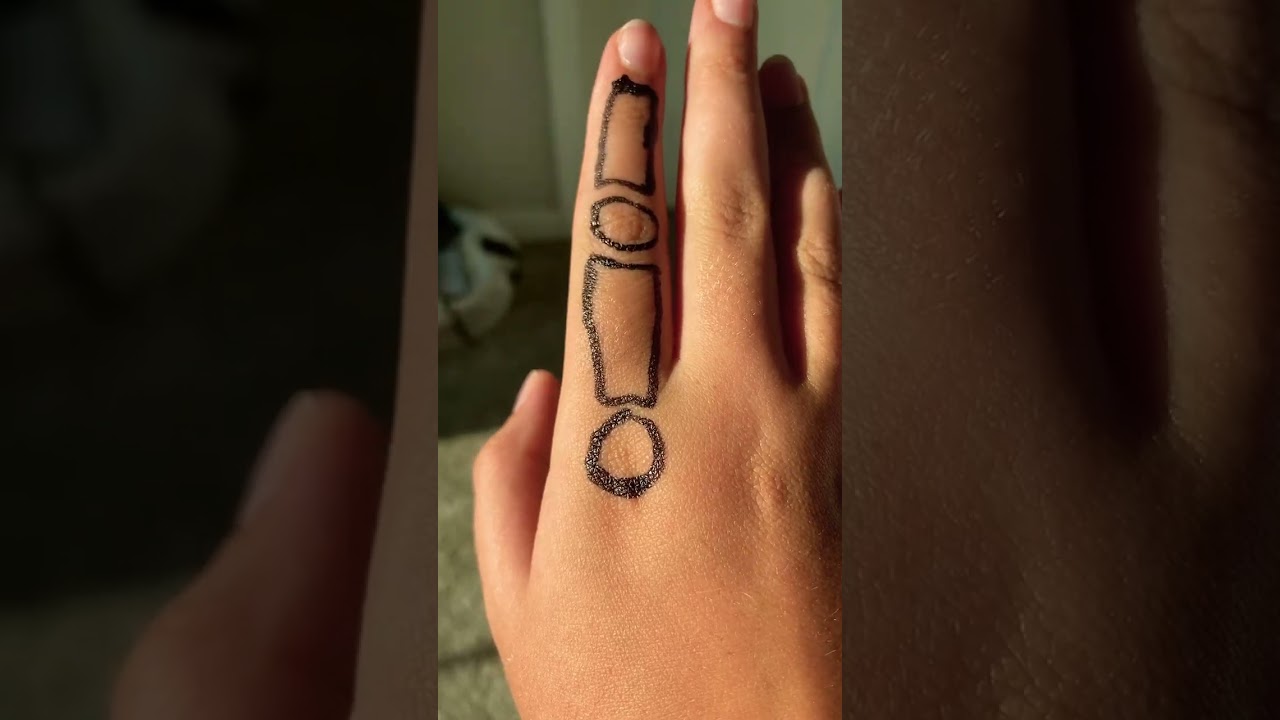 How to do the skeleton hand ☠️#tutorial #drawing #skeleton￼￼