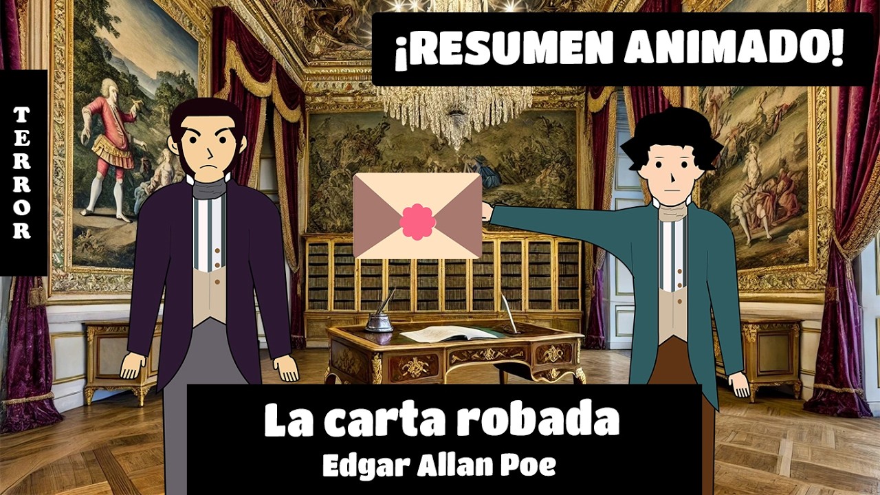 Summary The Purloined Letter, Edgar Allan Poe audiobook animated story