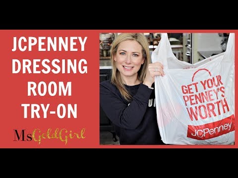 JCPenney Dressing Room Try-On | MsGoldgirl