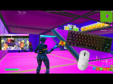 ⭐️Steelseries Apex Pro Mini ASMR Chill 🤩3V3V3 Go Goated 🎧 Satisfying Fortnite 240 FPS Smooth⭐️