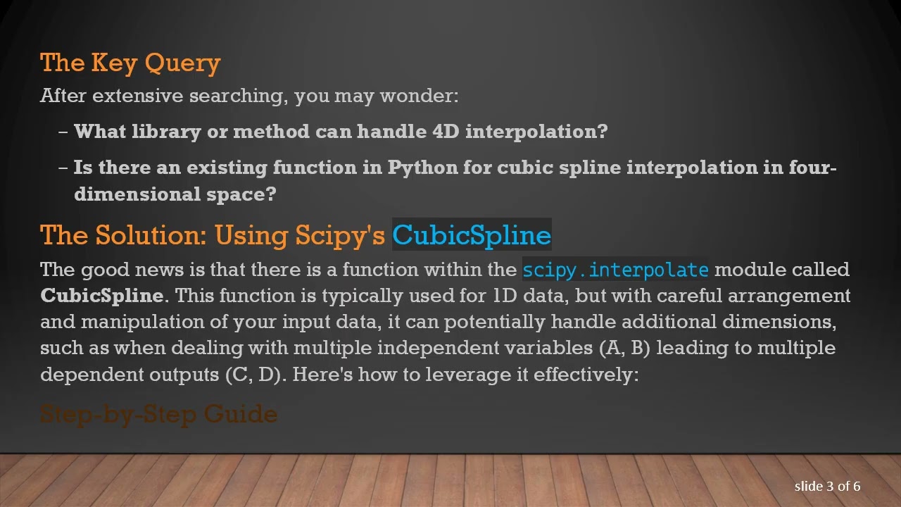 Mastering 4-Dimensional Interpolation in Python with Scipy