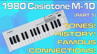 Casio M-10 Casiotone 32-Key Mini Synthesizer - What To Know & Where To ...