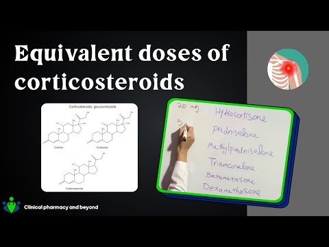 Equivalent doses of corticosteroids: How to switch corticosteroids ?