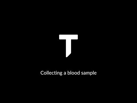 Collecting a blood sample