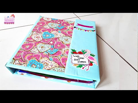 DIY File folder organizer |File folder making idea |How to make File folder at Home | Diy folder