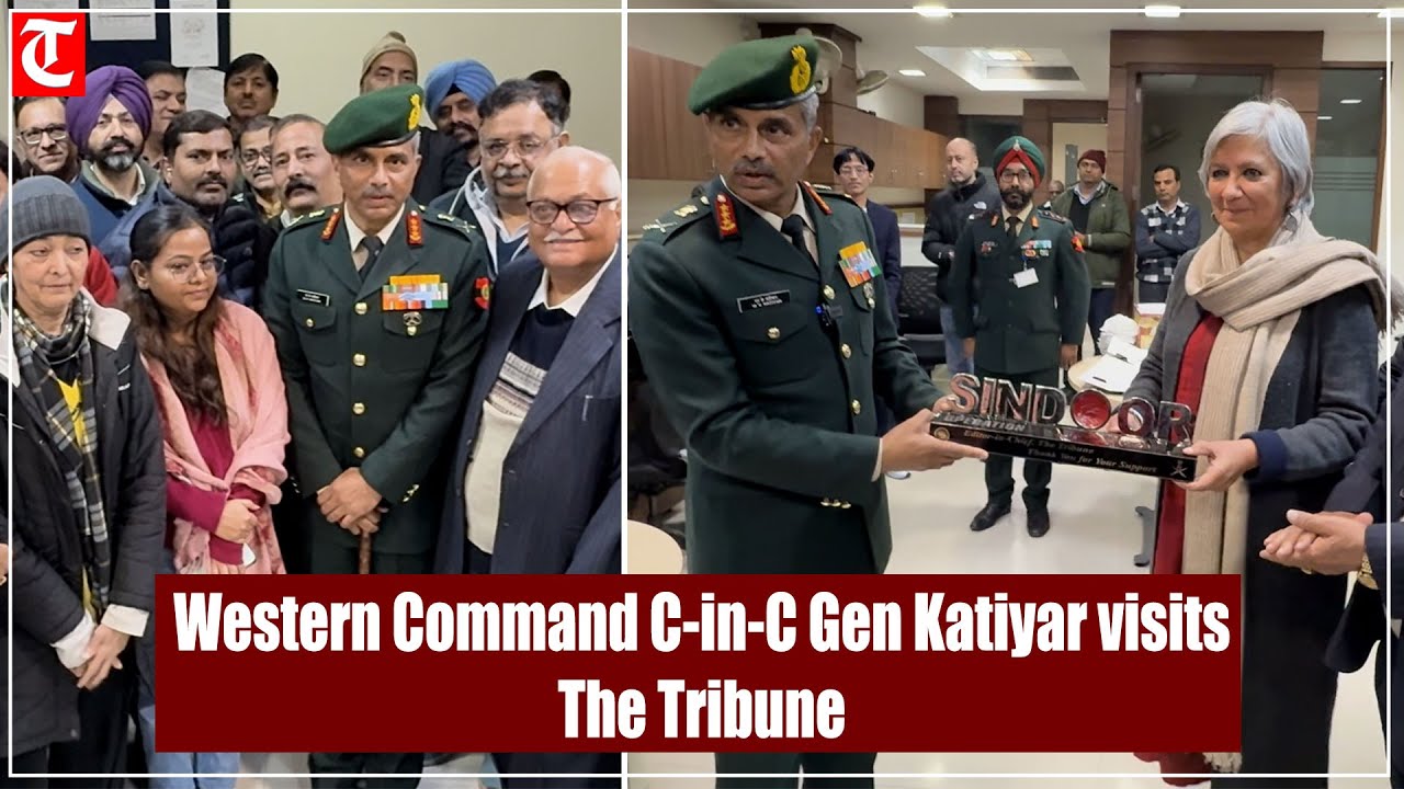 When Western Command army commander Gen Manoj Katiyar came to The Tribune on New Year’s Day