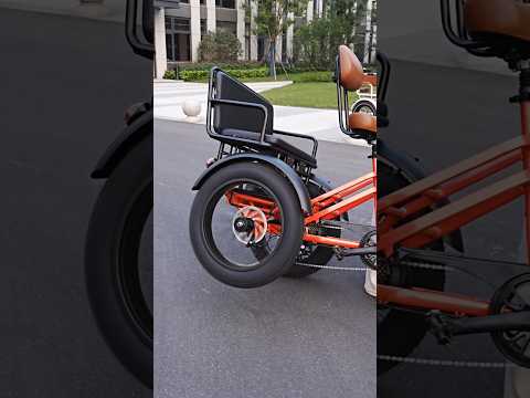 three wheeler Electric bicycle 🚲 #cycle#bicycle#mtb#threewheeler#shorts
