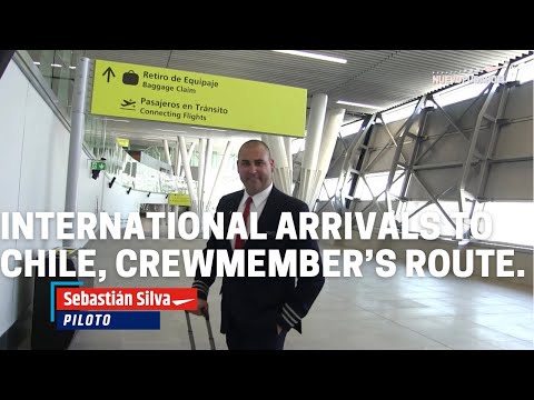 International Flights Arriving to Chile 🇨🇱 the Crewmember’s route