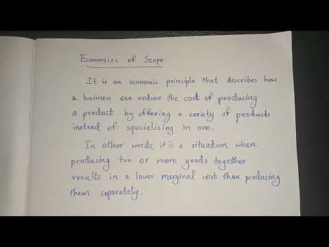 Economies of Scope | Economics