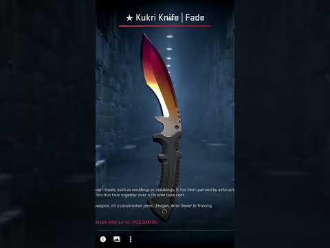 Kukri Knife Fade unboxing