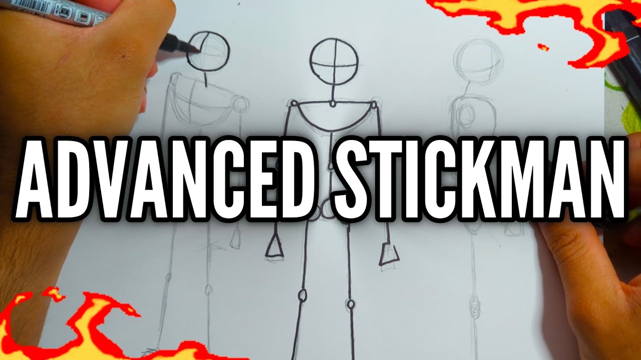 How To Draw STICKMAN pt.2