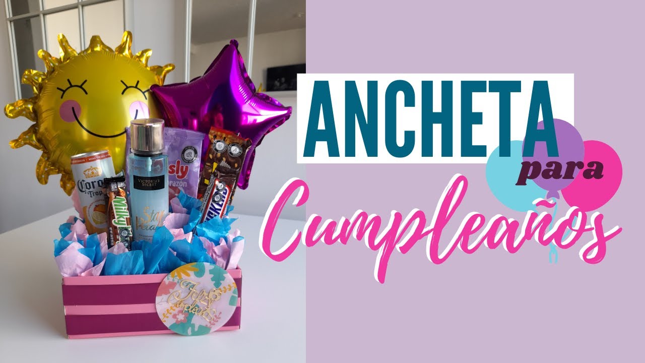 DIY Ancheta de cumpleaños || Regalo FÁCIL y RAPIDO