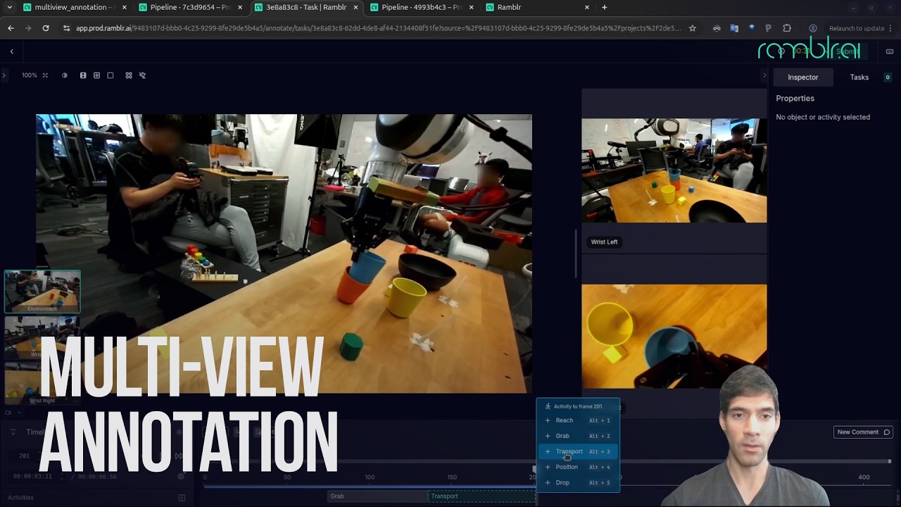 Ramblr Features: Multi-View Annotation