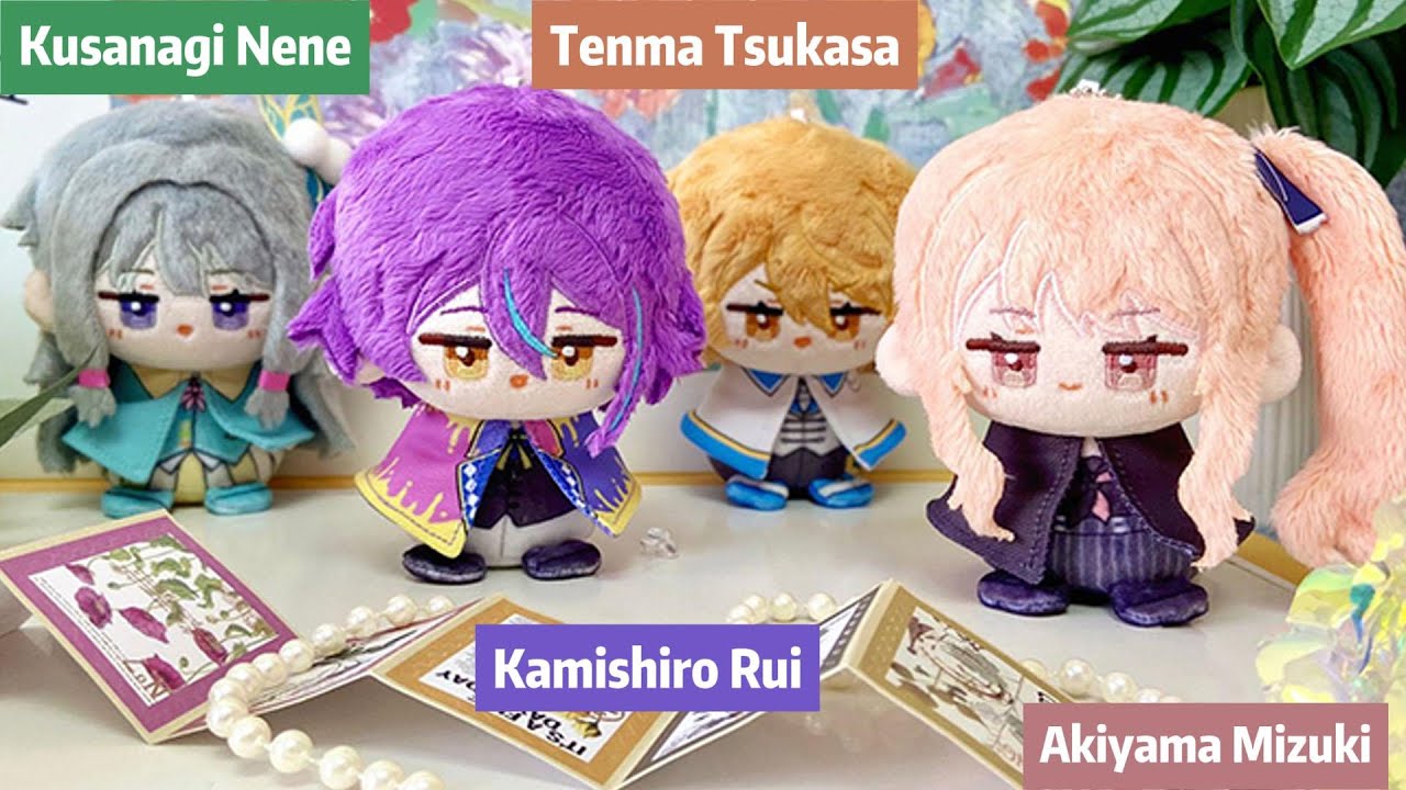 Hatsune Miku Colorful Stage Plush Keychain | Kamishiro Rui, Kusanagi Nene & more