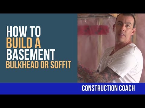 How to Build a Basement Bulkhead or Soffit - DIY
