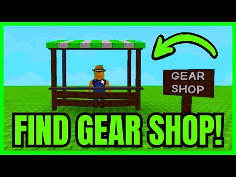 How To FIND GEAR SHOP LOCATION In Grow A Garden Roblox (QUICK & EASY) 2025