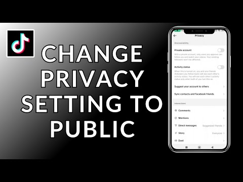 How to Change Tiktok Privacy Setting to Public 2024 (Quick & Easy) | TikTok