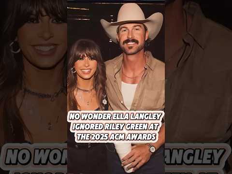 No wonder Ella Langley ignored Riley Green at the 2025 ACM Awards.#ignore #reason #change #youtube