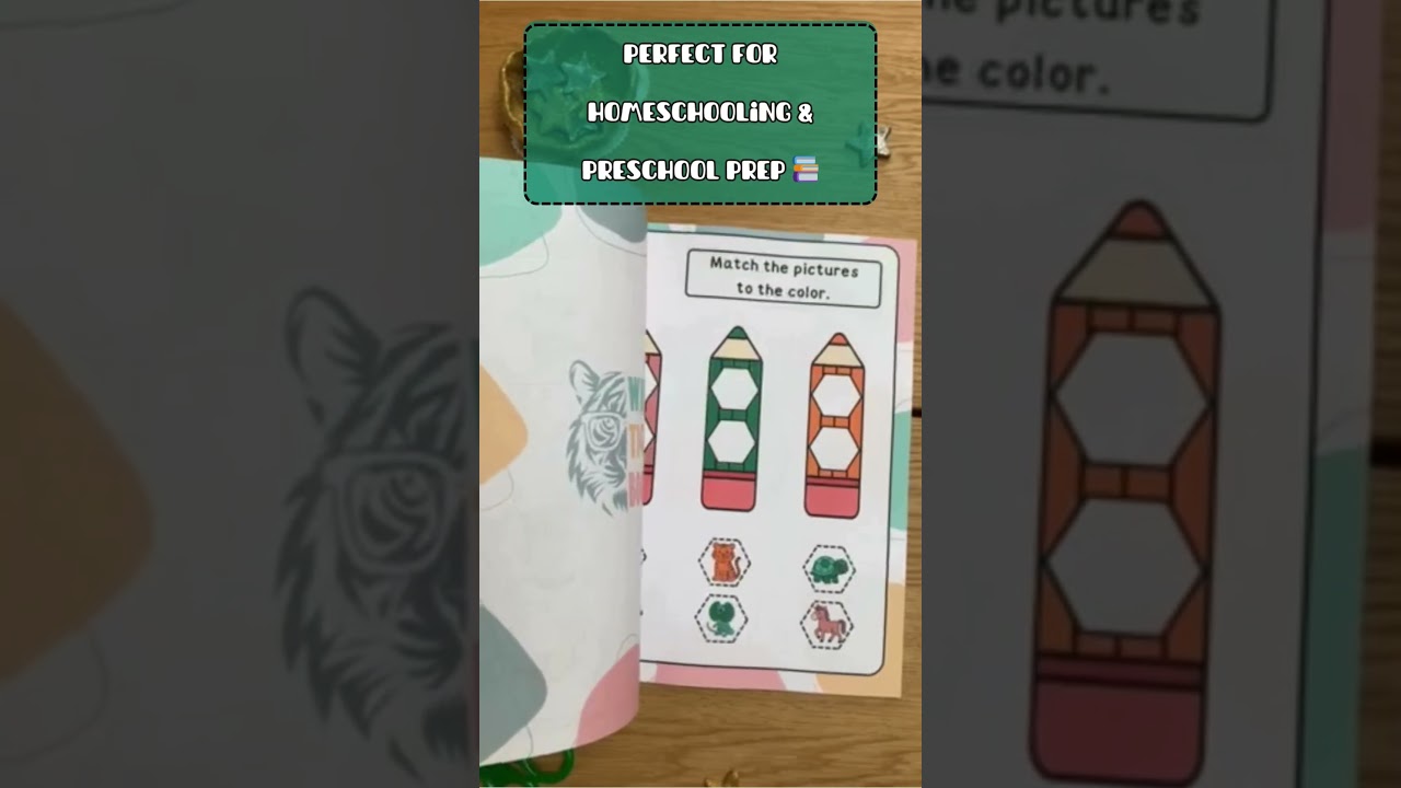 Scissor Skills Preschool Activity Book with 45+ Full-Color Cutting Activities Ages 3–5 ✂️📚