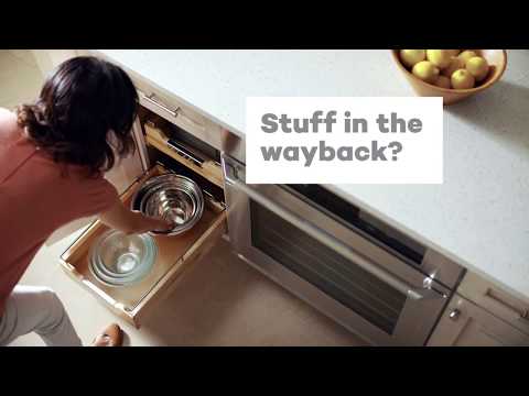 KraftMaid® Chrome Deluxe Roll-Out Tray
