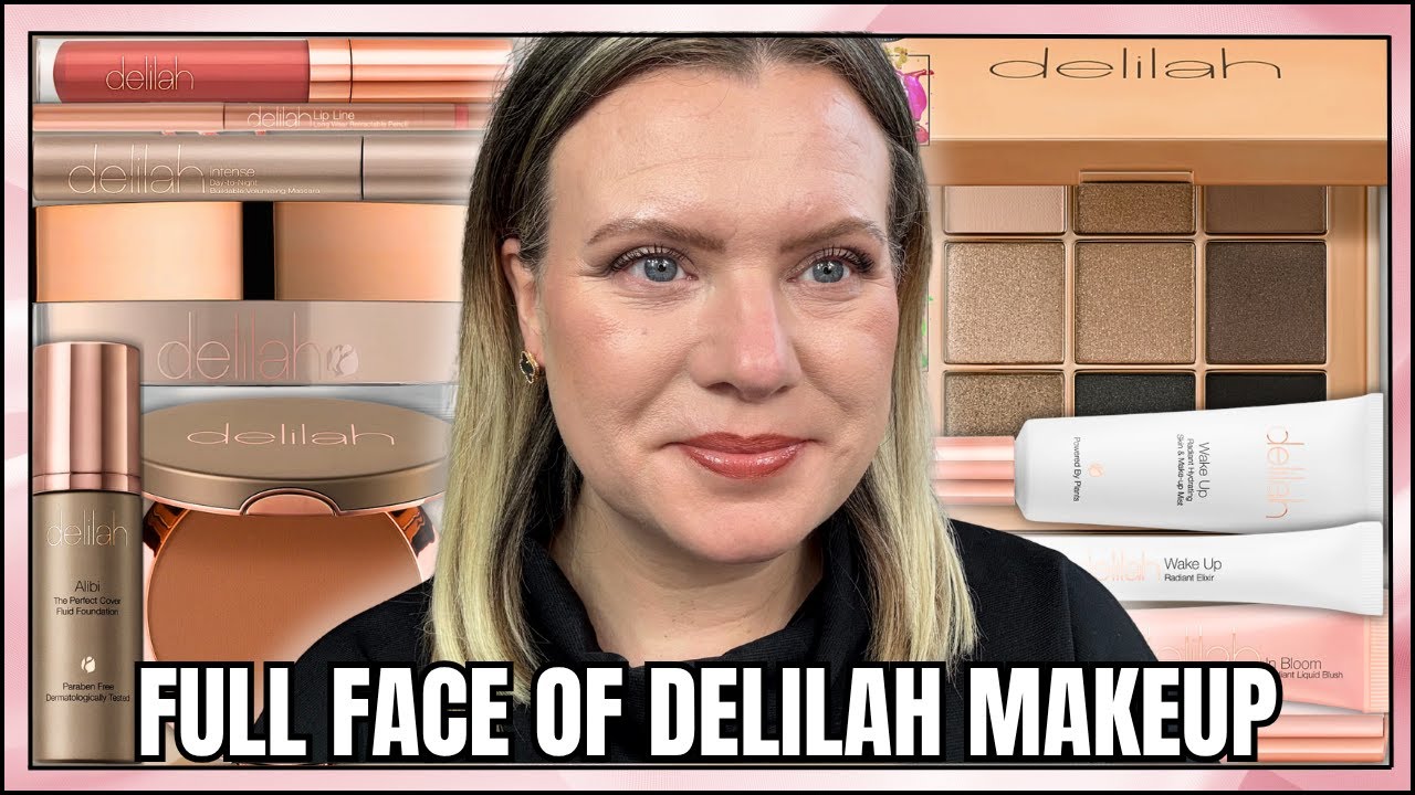 Testing DELILAH Makeup for the First Time Honest Review *Plant Powered Makeup* | Clare Walch