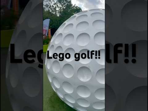GOLF at a THEME PARK?! #legoland #legolandwindsor #themepark #rollercoasters #rides #shorts #lego